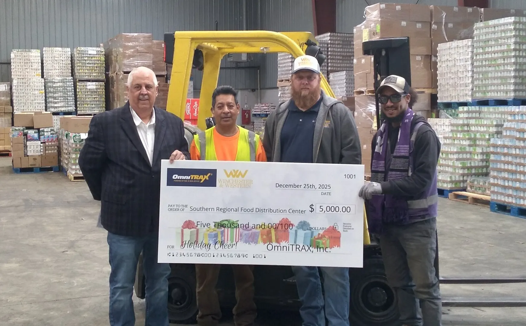 OmniTRAX 2025 Community Donations Serve Millions Across North America ...